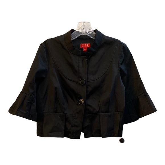 Elle | Jackets & Coats | Elle Satin Cropped Jacket | Poshmark